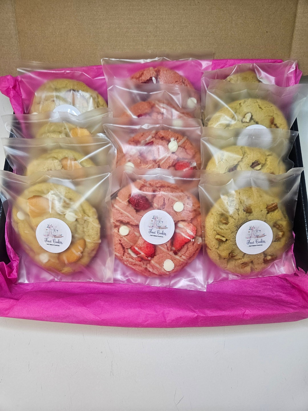 Sampler Cookie Box – Assorted Gourmet Cookies Gift Set, Fresh Baked ...