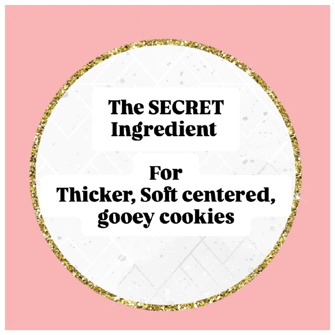 The Secret Ingredient to Thick Soft Centered Gooey Cookies, Best Seller ...