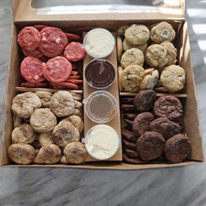 Mini Cookie Variety Box, Soft & Chewy Baked Cookies, Homemade Cookies ...