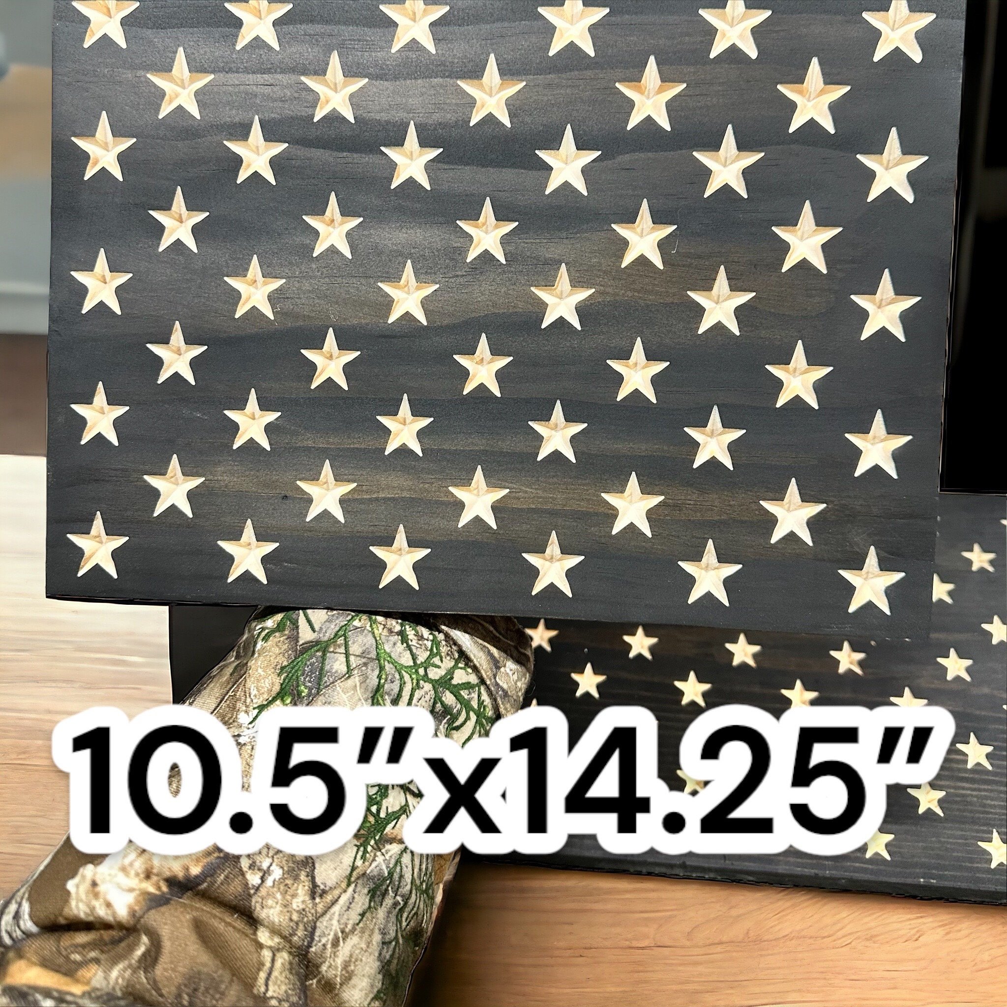 Wood Carved 50 Star Union for Decoration or DIY Project Flag - Etsy