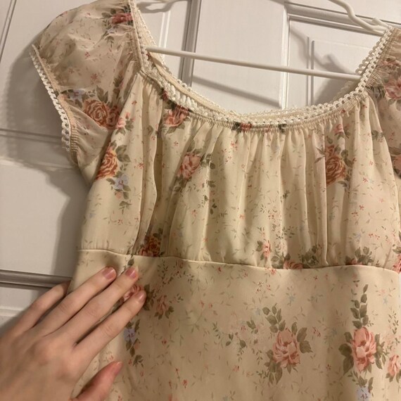 Y2K Early 2000’s Empire Waist Floral Dress - Gem