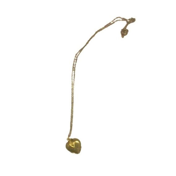 Vintage Unique Heart Locket - Gem