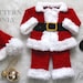 Christmas Baby Santa Suit Pattern Santa Hat & Santa Boots - Etsy
