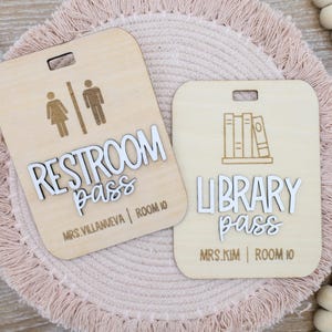 Custom Hall Passes | Back to School Gifts for Teachers | Cute Classroom ...