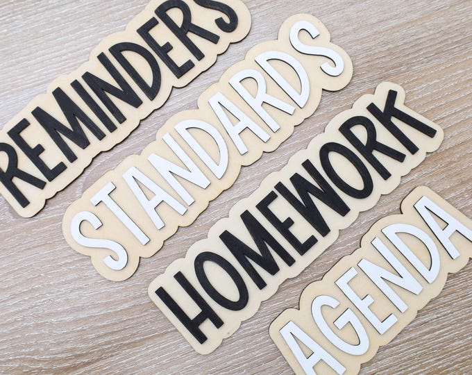 Classroom Subject Magnets, Custom Whiteboard Magnets,daily Schedule ...