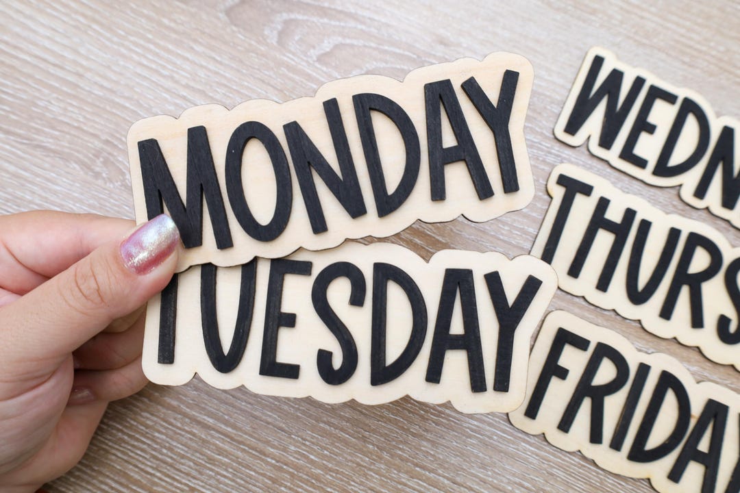 Days of the Week Whiteboard Magnets | Neutral Classroom Decor ...
