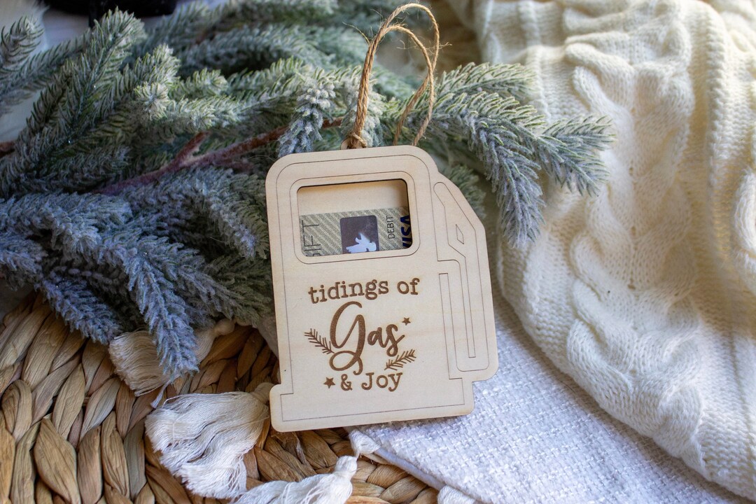 Gas Gift Card Holder | Christmas Gift Card Holder | Gift Card Ornament ...