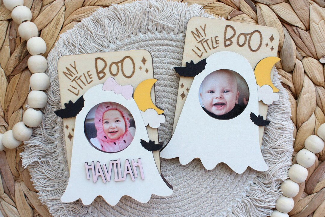 My Little Boo Frame | Fridge Magnet | Kids Custom Halloween Decor ...