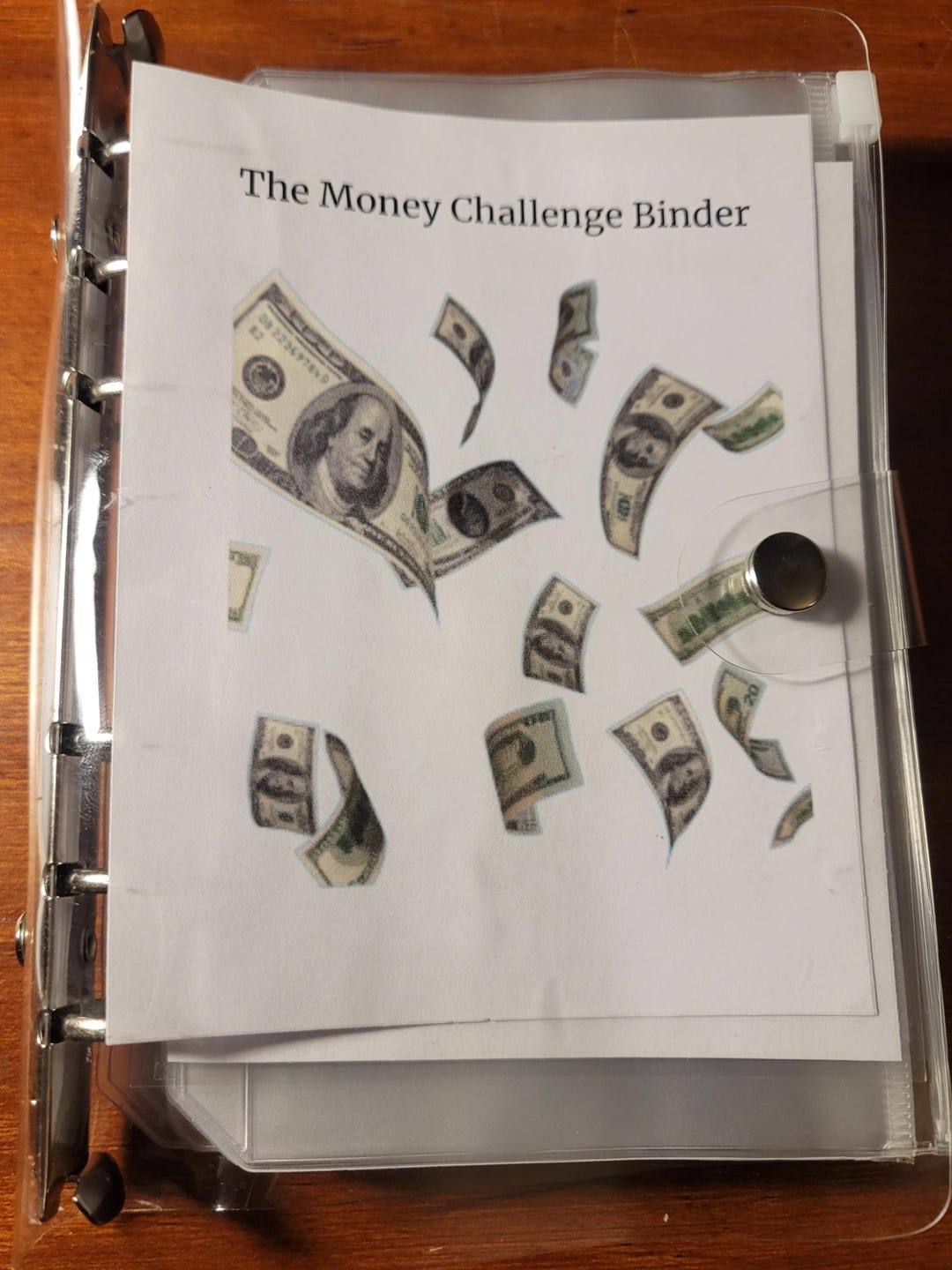 Money Saving Cash Binder for Kids, Money Challenge Binder With Positive ...