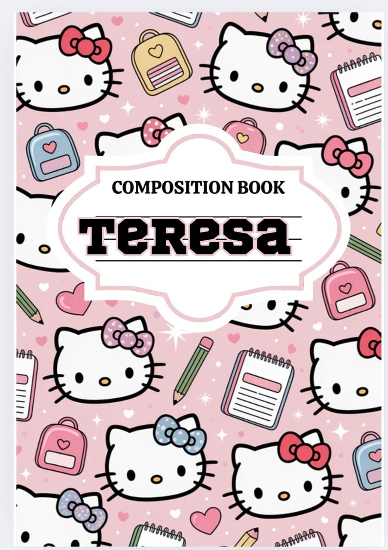 Composition Notebooks, Personalized and Decorative Notebooks for Kids ...