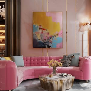 8 Zoom Modern Pink Luxury Virtual Backgrounds Bundle Teams Meeting ...