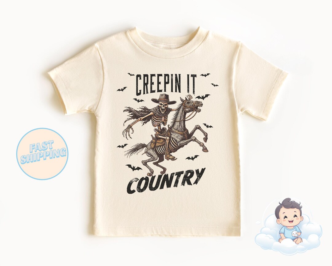 Creepin' It Country - Skeleton Horse - Country Halloween - Gothic ...