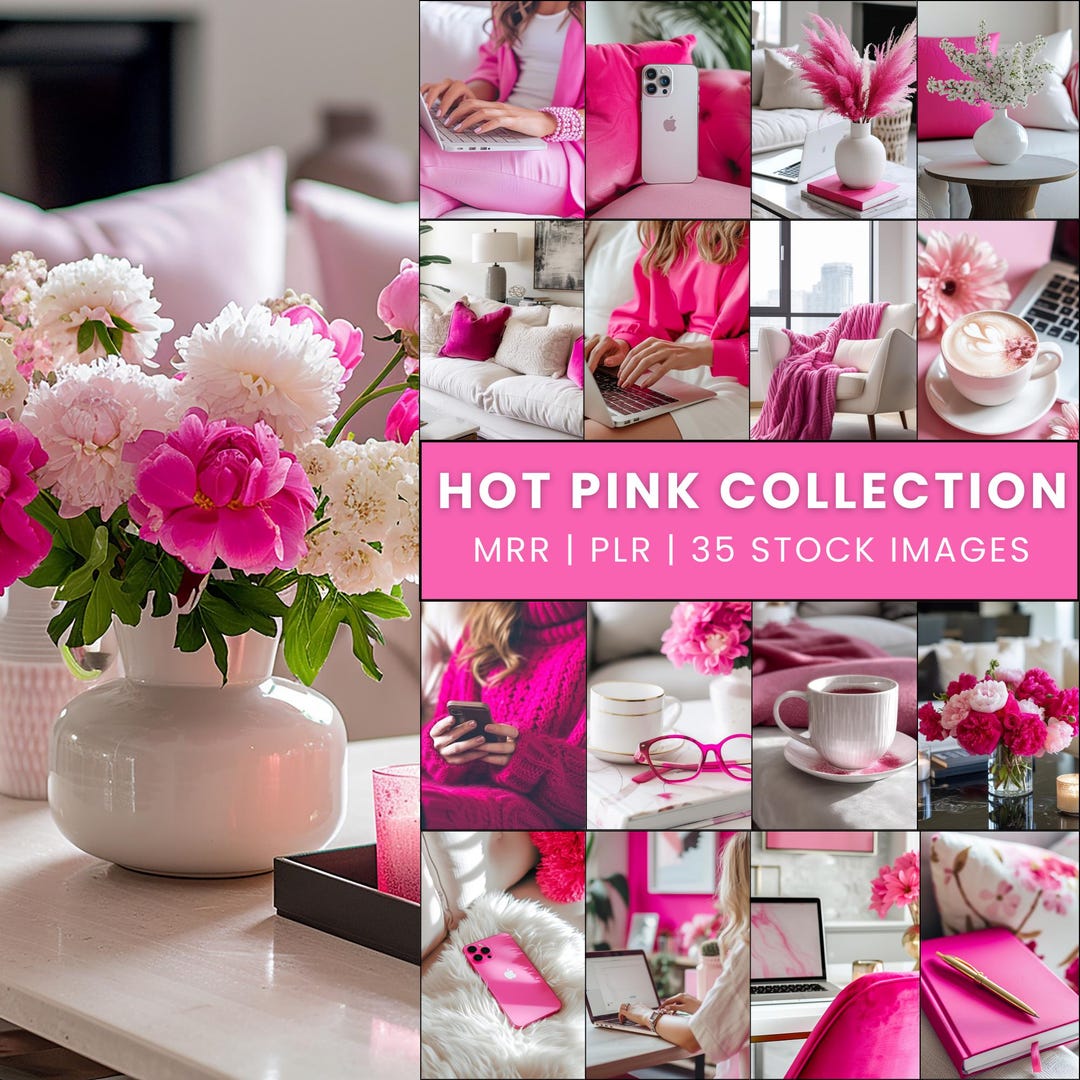 35 Beautiful Hot Pink Stock Images Collection Instagram Faceless ...