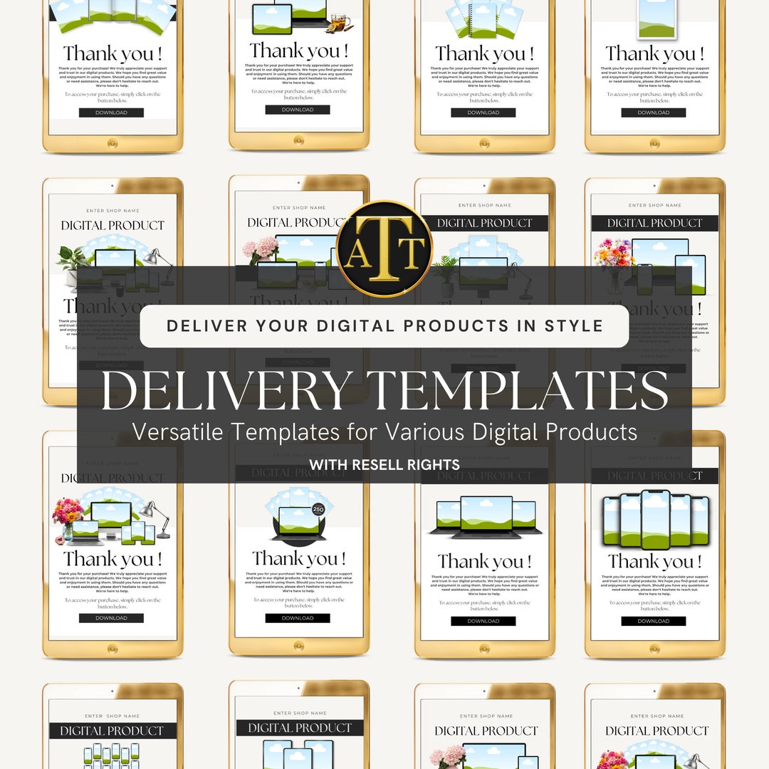 Canva Delivery Template Mockups W/ Device Frames Laptop, Computer ...