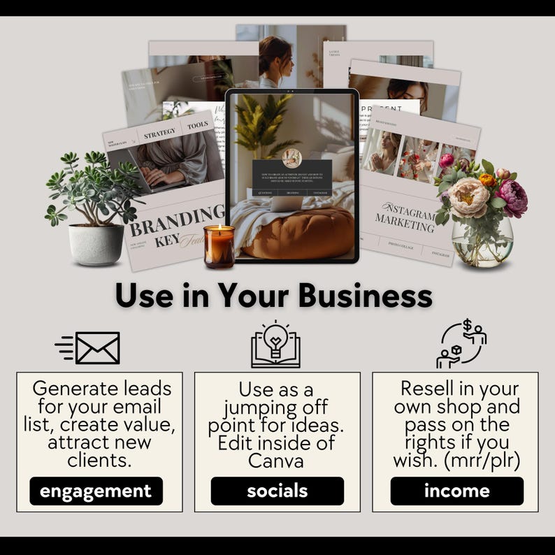 300 Social Media Posts: Coach Branding Templates for Canva (MRR & PLR ...