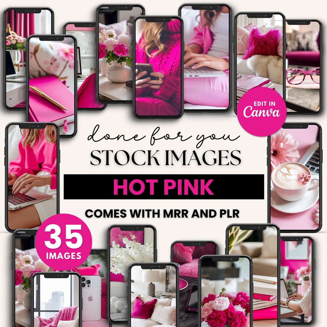 35 Beautiful Hot Pink Stock Images Collection Instagram Faceless ...