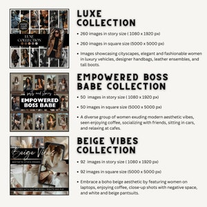 MRR Stock Image Bundle: 6 Unique Collections, Black Beige and Grey Hues ...