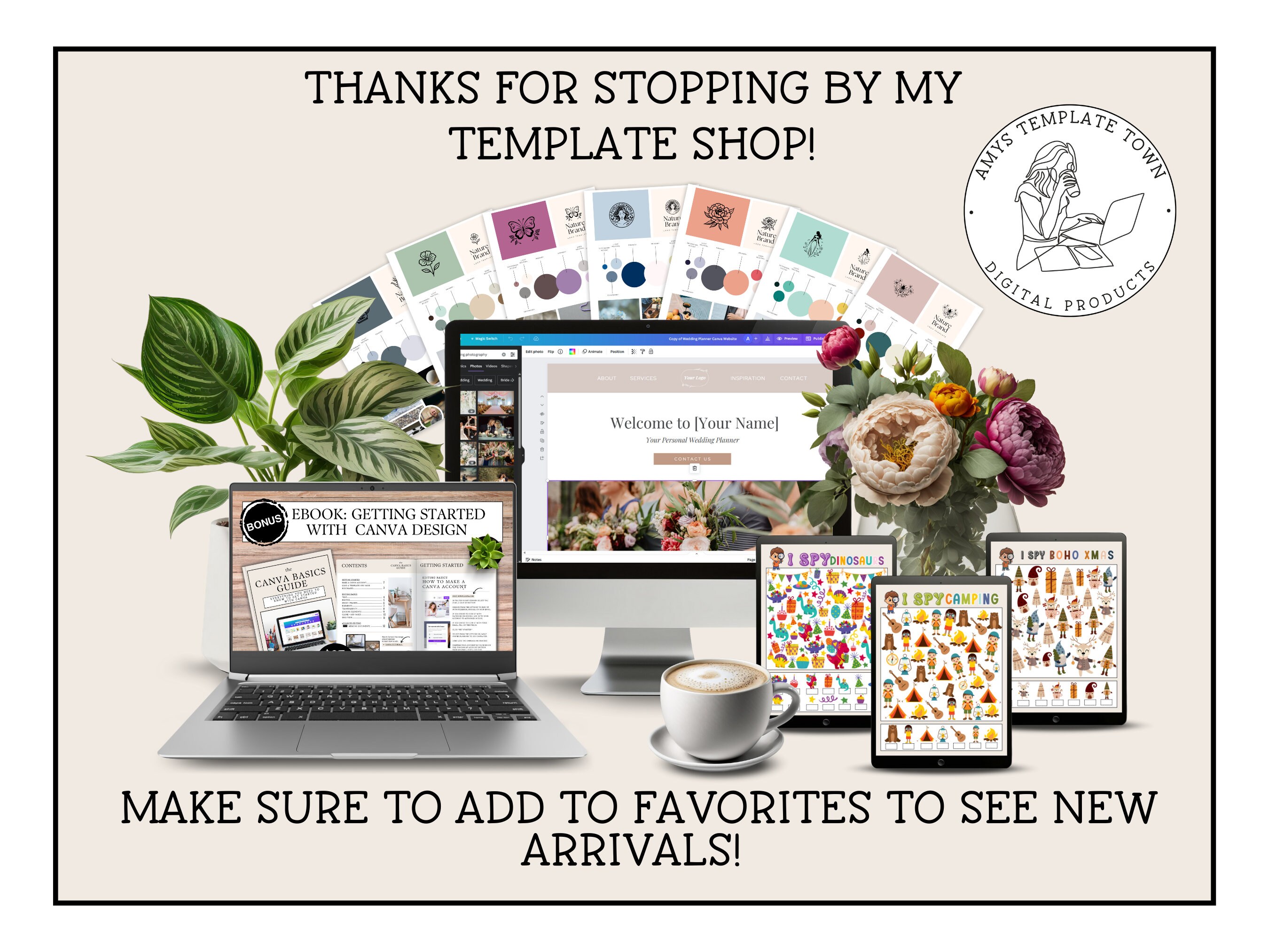 Camping I Spy / Road Trip Activity Sheets / Printable Party Game for ...