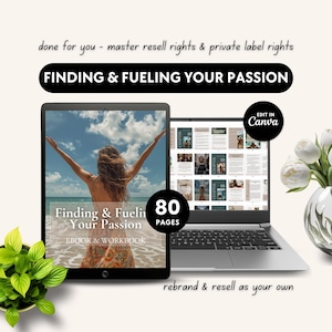 Finding and Fueling Your Passion Mindset & Wellness Ebook With Workbook ...