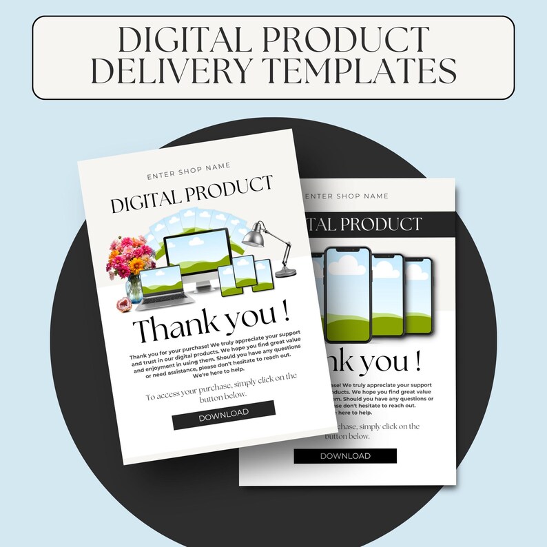 Canva Delivery Template Mockups W/ Device Frames Laptop, Computer ...