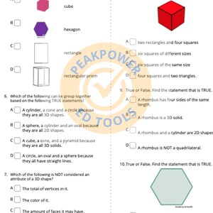Analyzing and Comparing 2D and 3D Shapes Homeschooling Parents ...