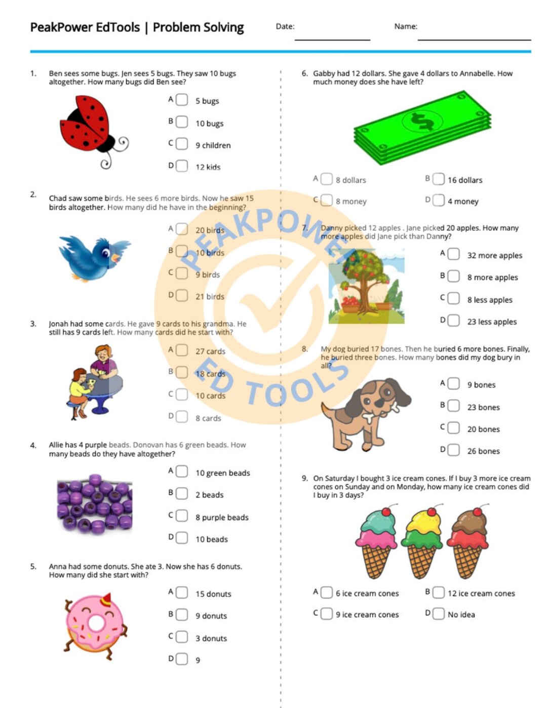 Problem Solving Math 1st Grade 2nd Grade Homeschool Moms Microschools ...
