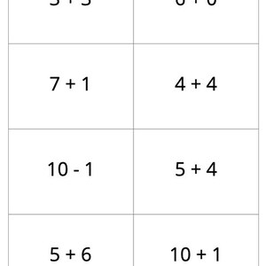 Balancing Equations Math Worksheet Cut Paste 1st Grade 2nd Grade ...