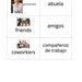 Spanish Vocabulary Cards Family Friends Theme High School Middle School ...