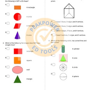 Analyzing and Comparing 2D and 3D Shapes Homeschooling Parents ...