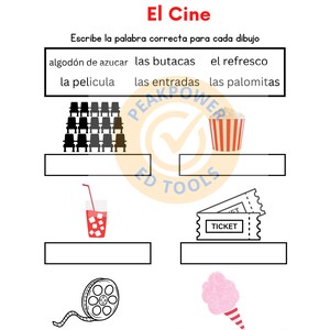 Spanish Development Theme: Places Vocabulary Digital Download ...