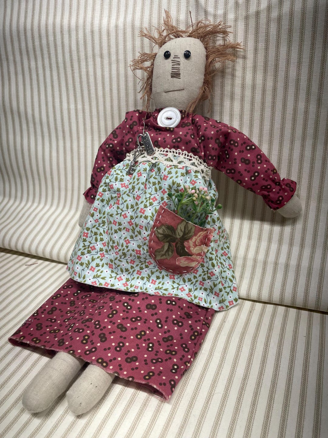 Handcrafted Primitive Doll - Etsy
