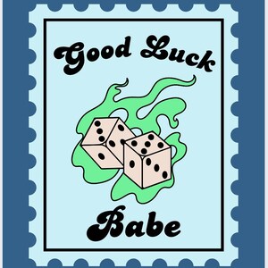 Good Luck Babe Digital Art / Chappell Roan Inspired / Retro Art - Etsy