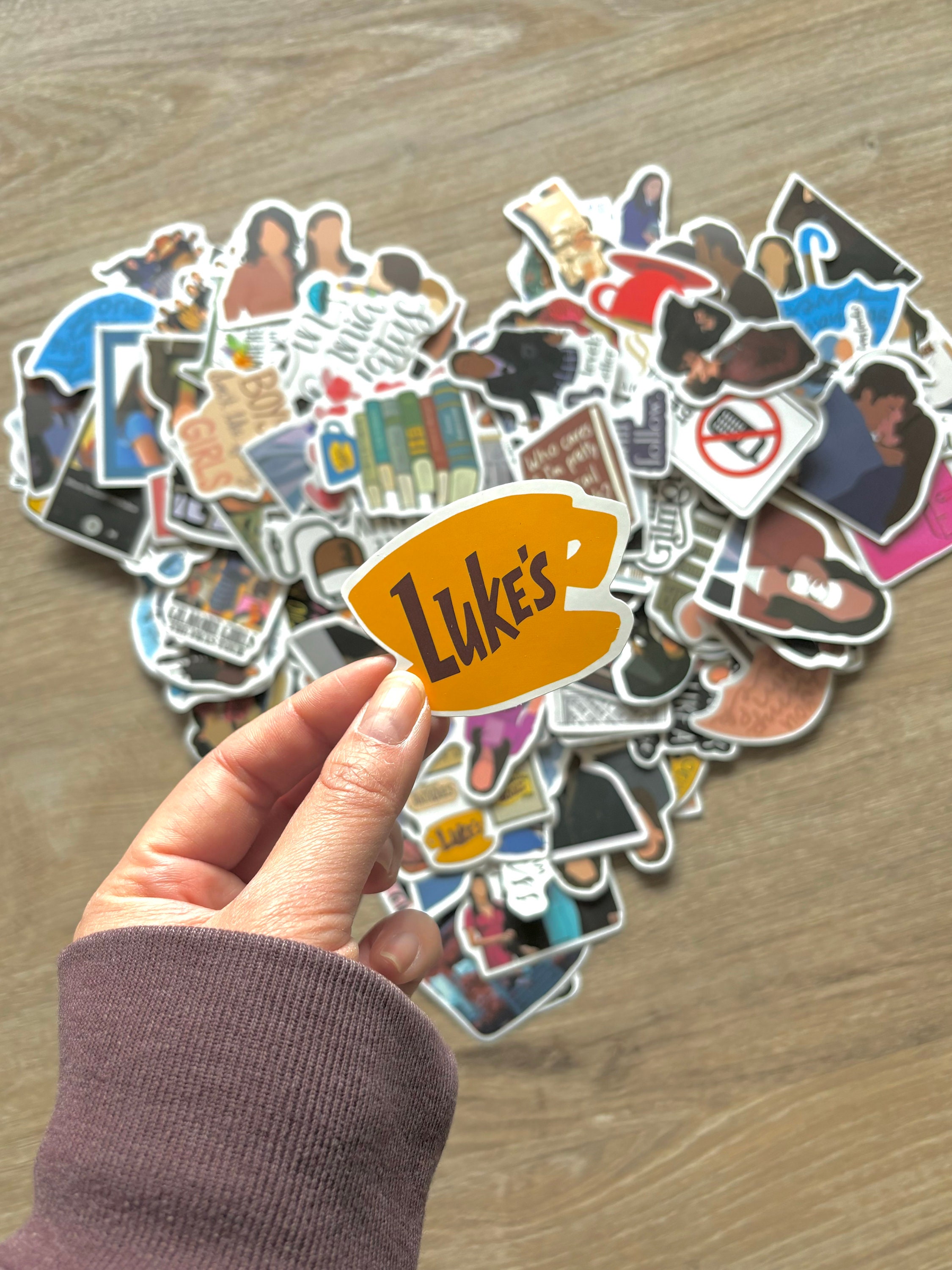 Gilmore Girls Sticker Pack Aesthetic Vinyl Sticker for Laptop Lukes ...