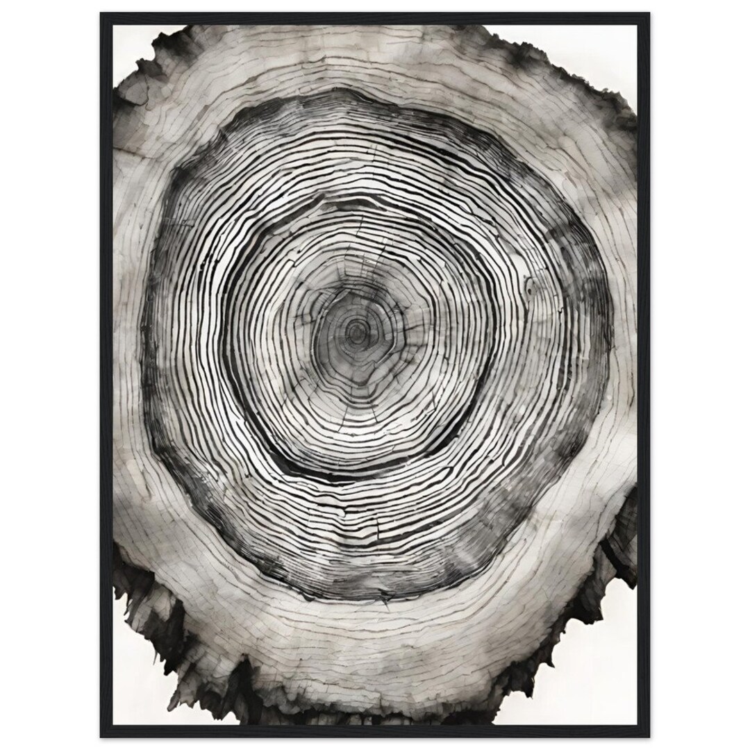 Home Decor Wall Art Tree Rings - Etsy