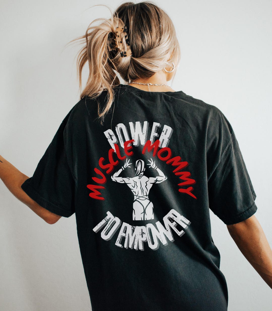 Muscle Mommy Empowerment Tshirt for Wifey Gym Lover, Weightlifting Girls Club, Gym Pump Cover ...