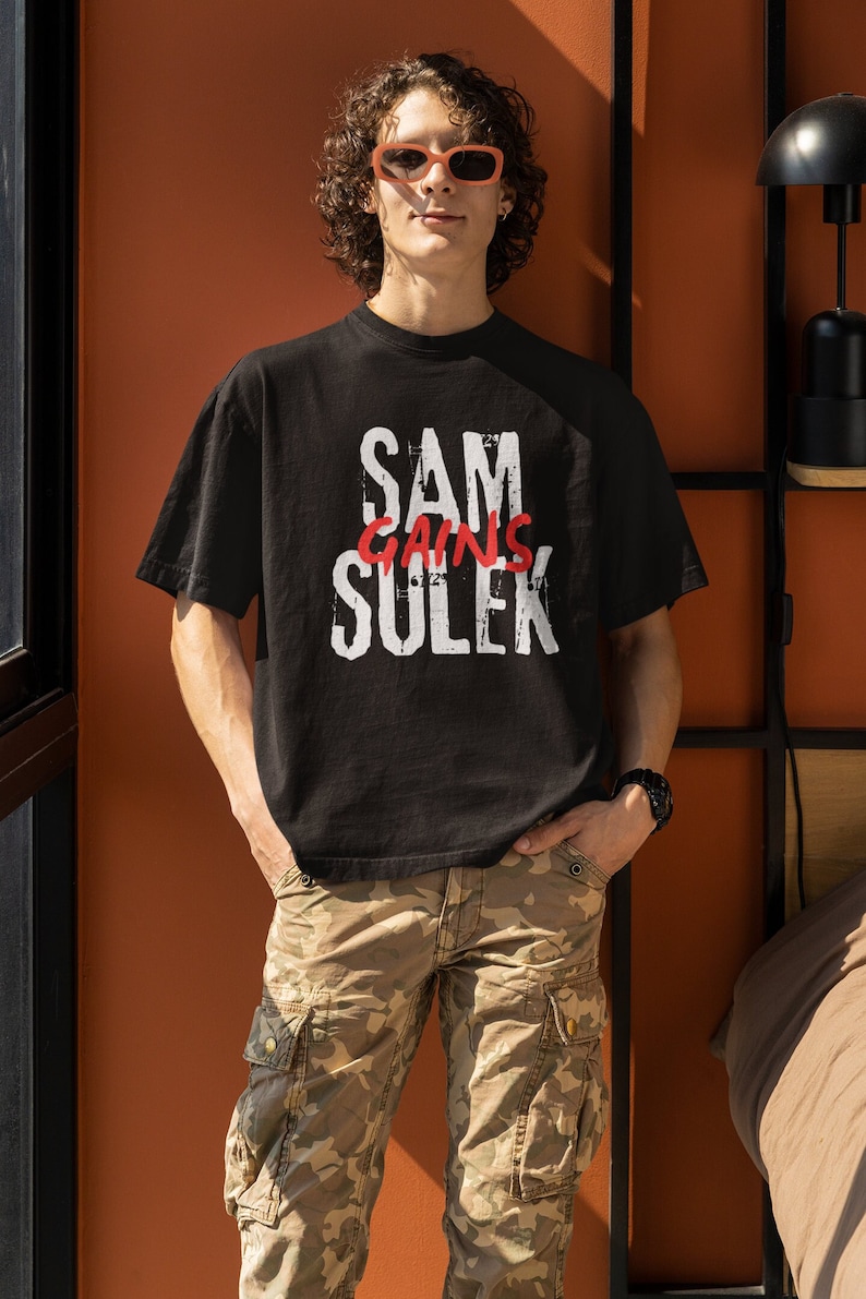 Sam Sulek Oversized Tshirt Weightlifting Gym Gift for Boyfriend, Sulek ...
