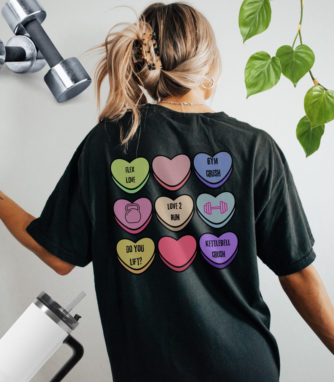 Cute Valentines Day Muscle Mommy Weightlifting Gym Pump Cover Gift for ...