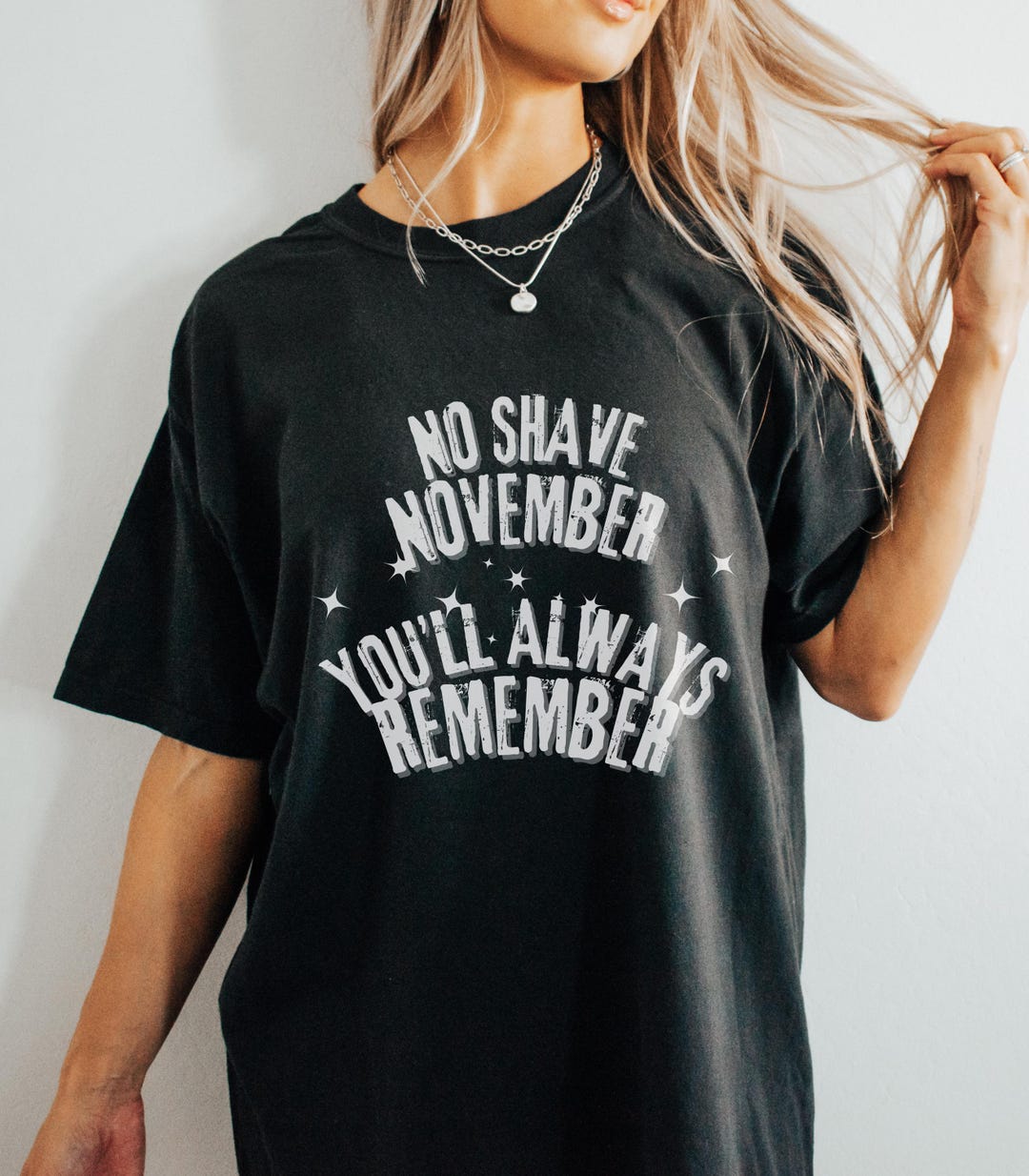 Funny No Shave November Oversized Tshirt Gift, Holiday Season Hilarious ...