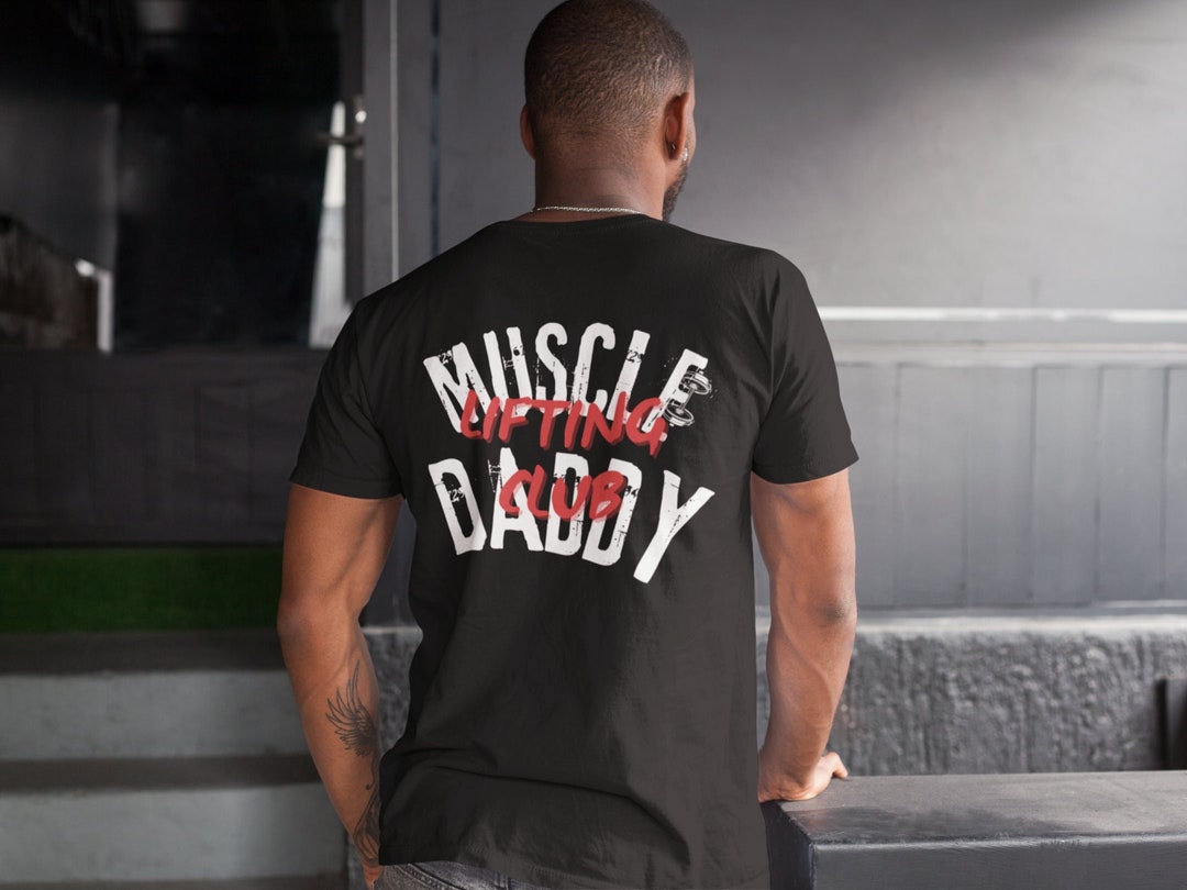 Muscle Daddy Gym Pump Cover Oversized Tshirt Gift for Him ...