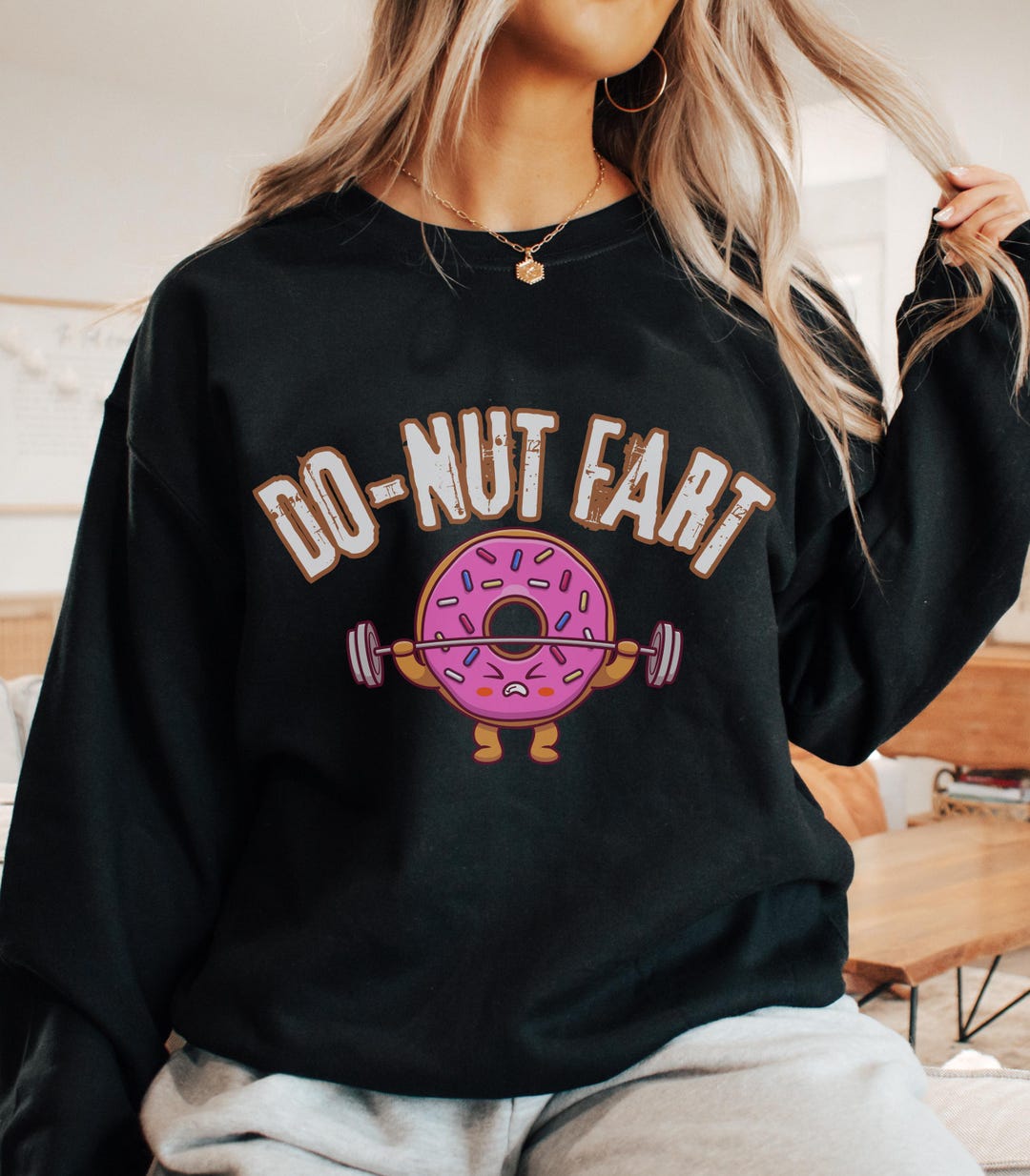 Funny Do Nut Fart Gym Pump Cover T For Weightlifting Sugar Lover