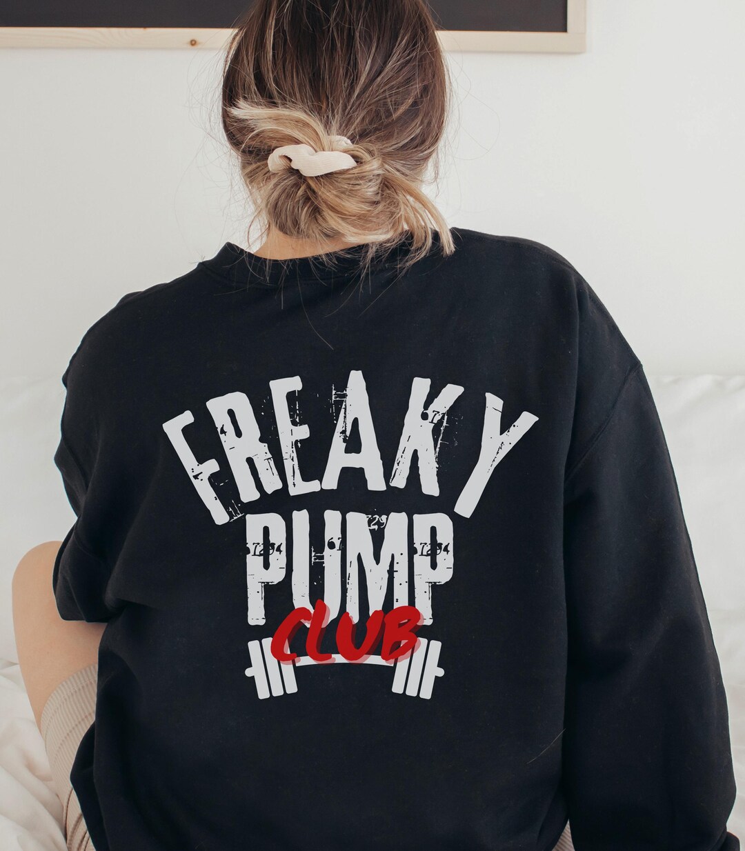 Gym Freaky Pump Club Oversized Sweatshirt, Inspired by Sam Sulek, Gift ...