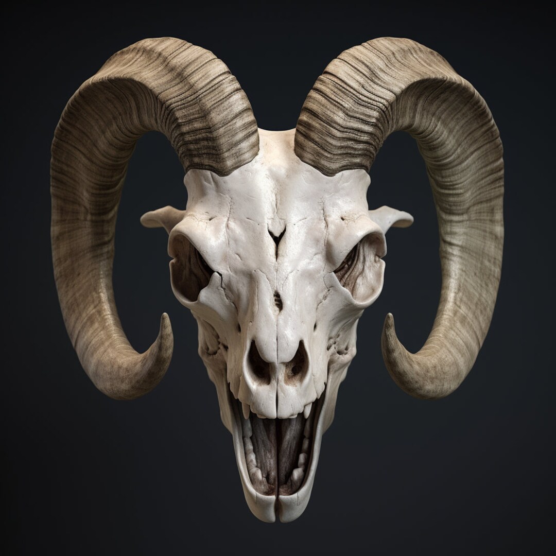 Ram Goat 1 Skull - Etsy