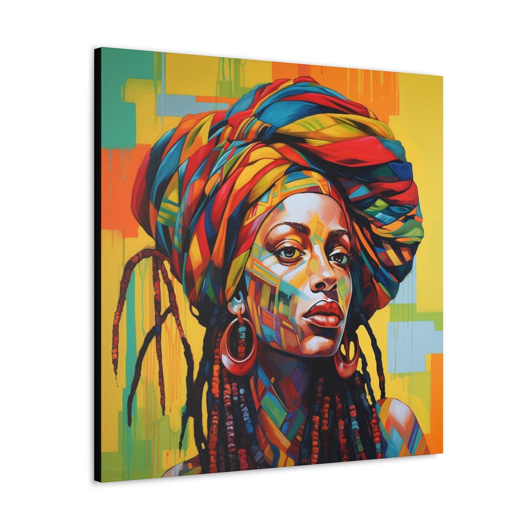 Rasta Woman 4 Canvas Gallery Wraps - Etsy