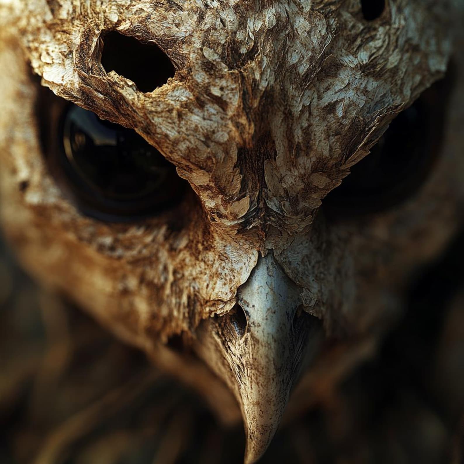 High-resolution Owl Skull 1 Download Digital Art Print Gothic Décor ...