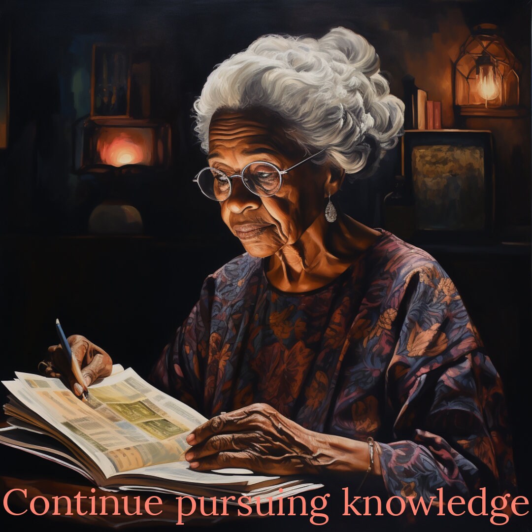 Continue Pursuing Knowledge 5 - Etsy