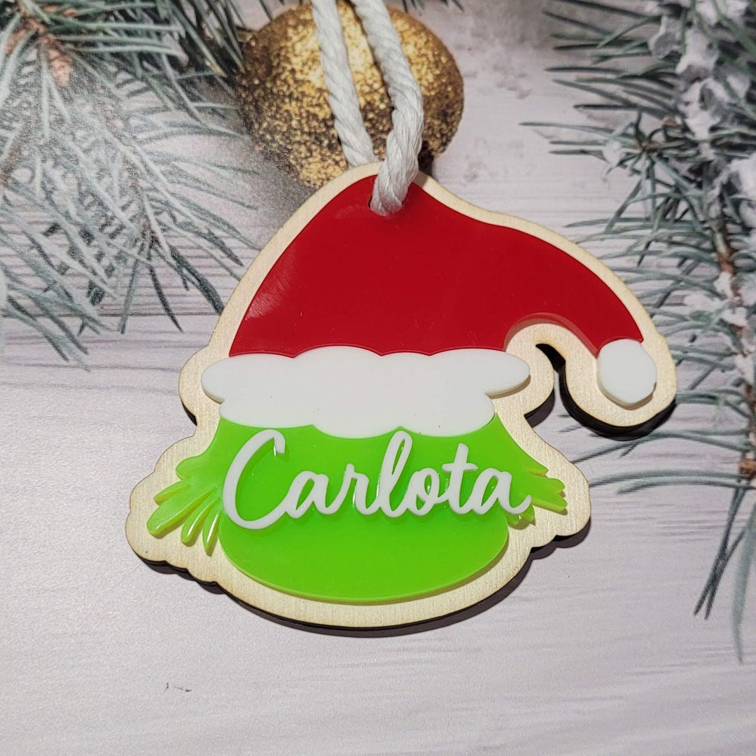 Grinch Christmas Tree Ornament Design Svg, Grinch Laser Cut, Grinch ...