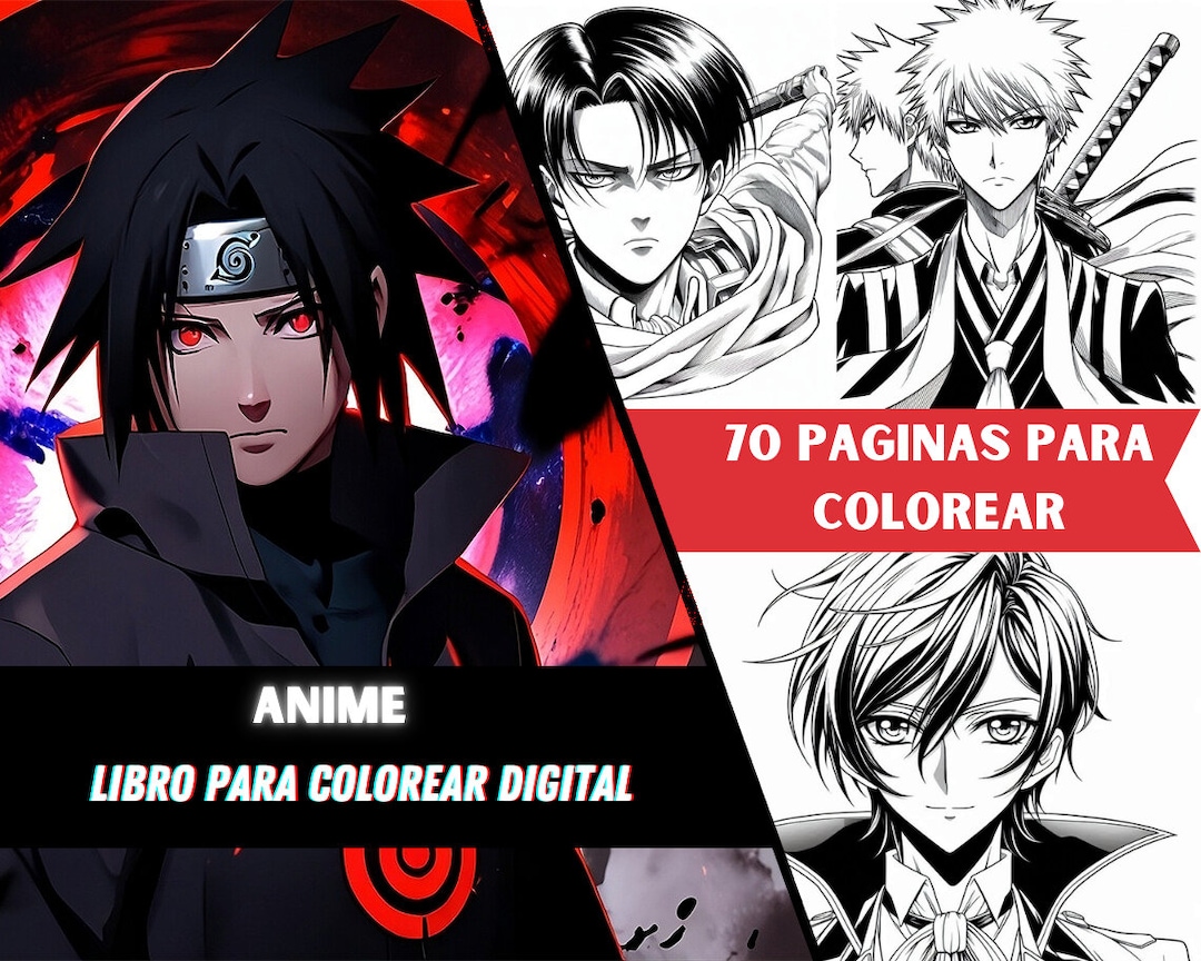 Famous Anime Coloring Pages: 70 Designs for Adults and Kids, Anime ...