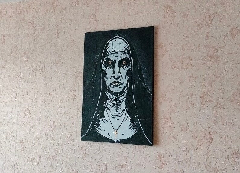 The Painting "the Nun" is a Demon of Valak, a Character From the Movie ...