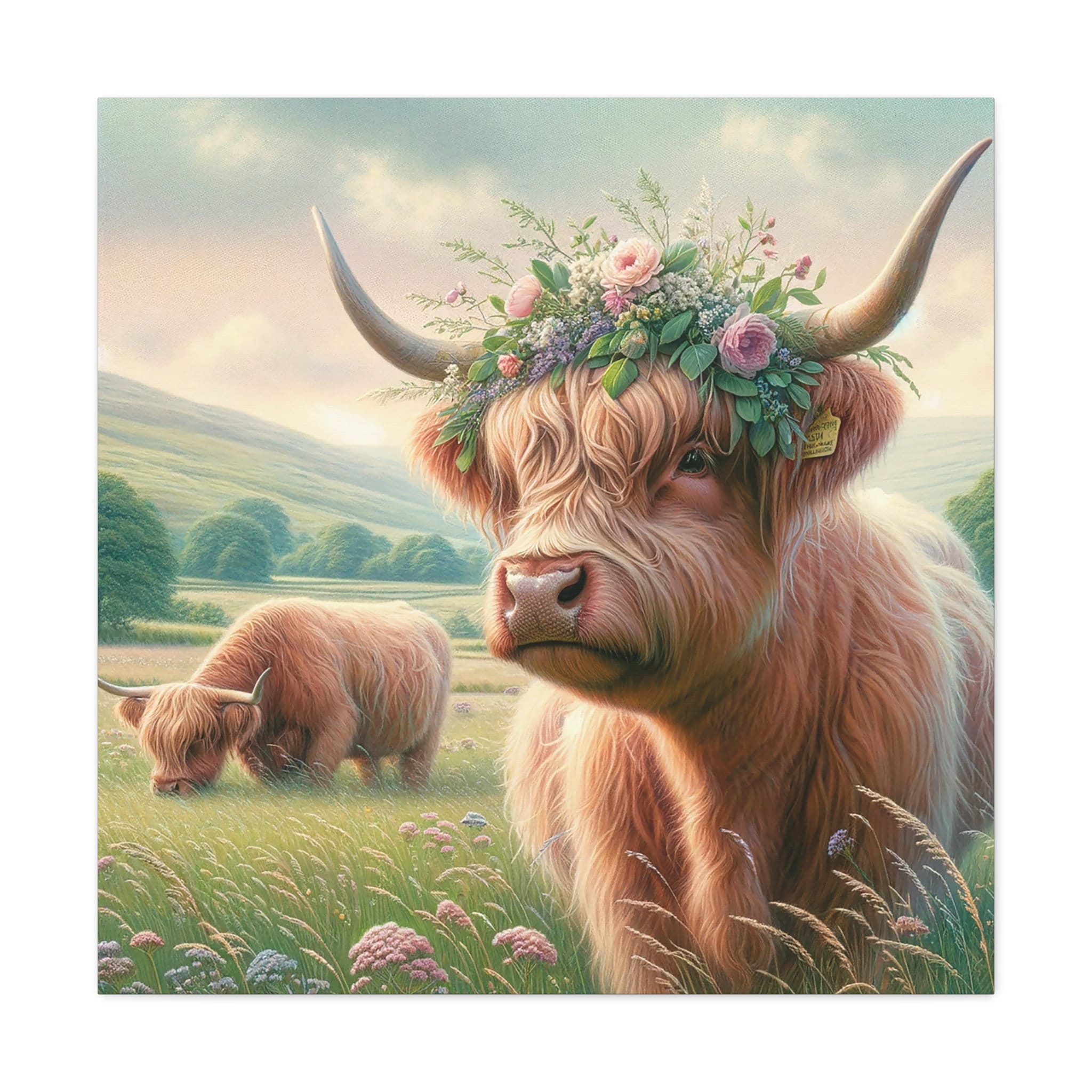 Highland Cow Flower Crown 3 - Etsy