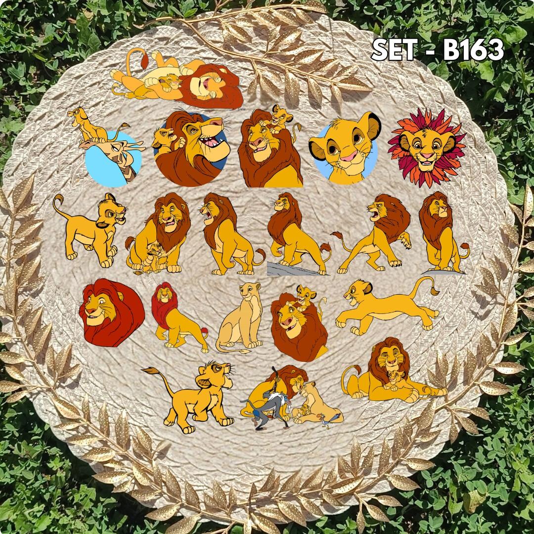 The Lion King Inspired Sticker Pack | Simba, Nala & Kovu Fan Art Vinyl ...